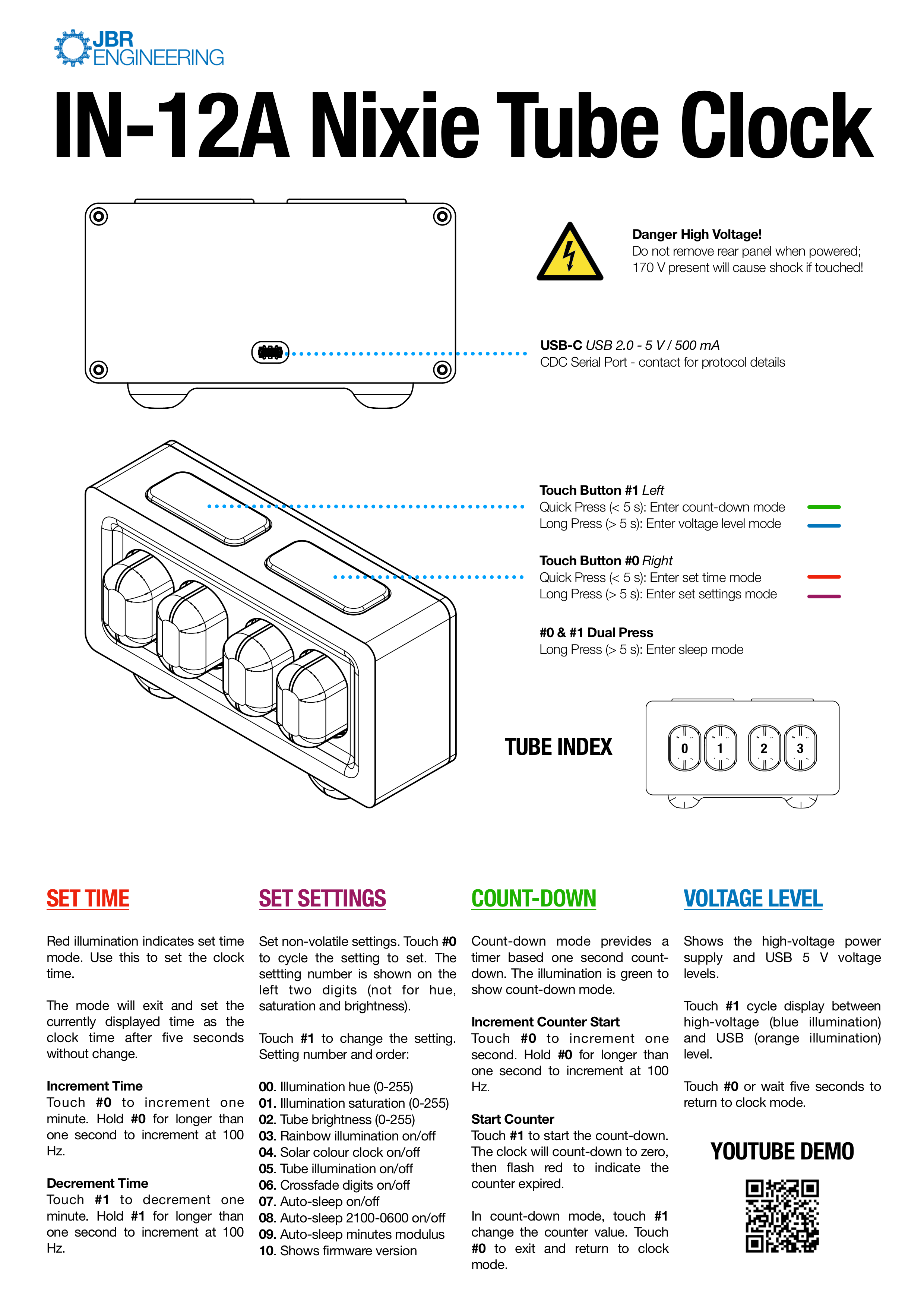 Ceramic Nixie Tube Clock | John Whittington's Blog